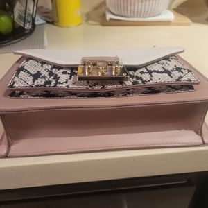 Aldo | Bags | Aldo Pink Snake Crossbody Purse | Poshmark